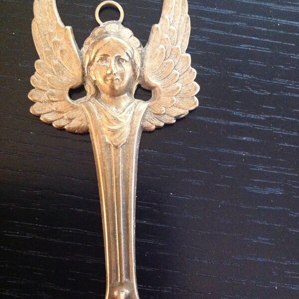 Brass Angel Stocking Holder - Etsy