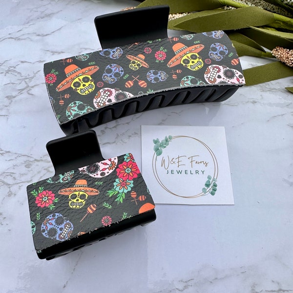 Skull Hair Clips - Etsy