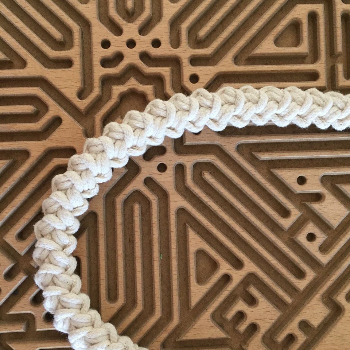 Cotton Rope Crochet Necklace, Natural Rope, Minimal Crochet, Beige ...