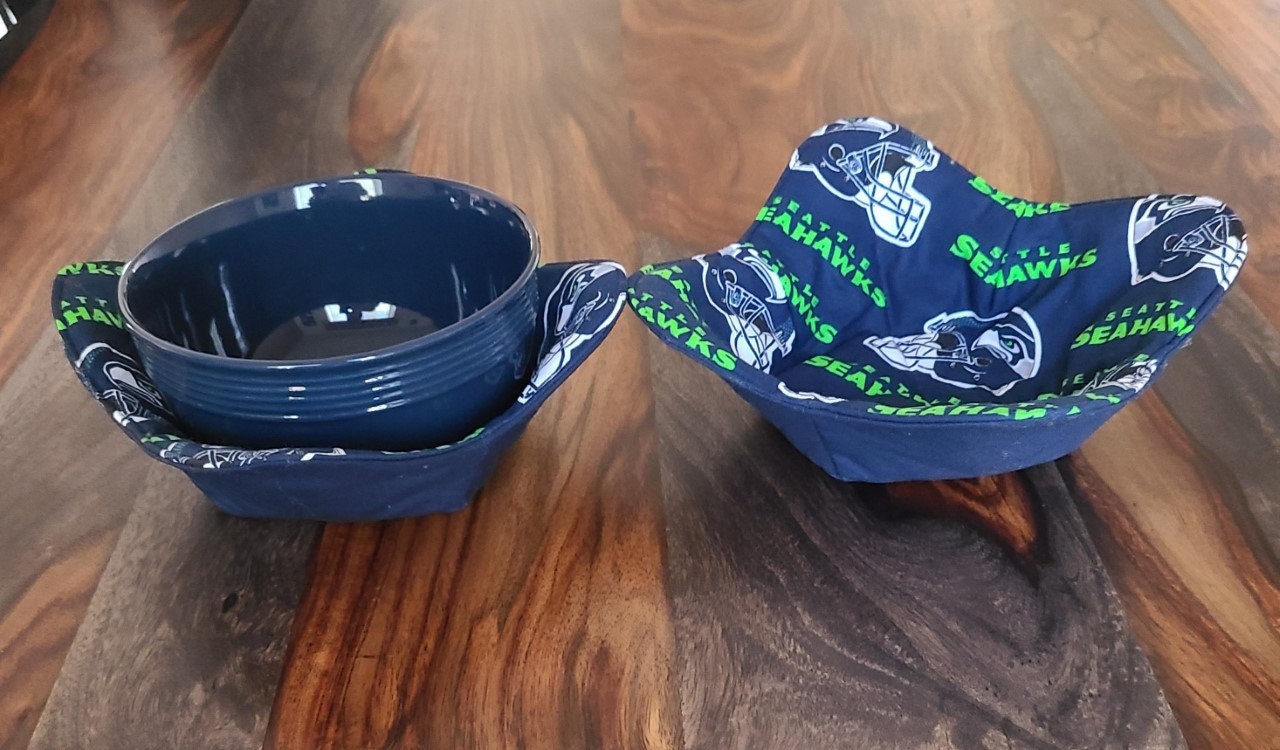Seattle Seahawk Microwave Bowl Helmet W/green - Etsy