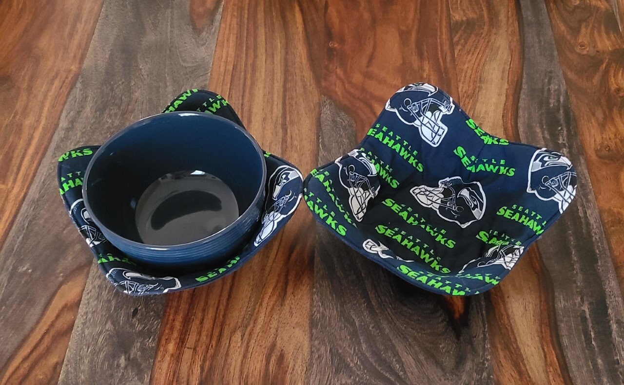 Seattle Seahawk Microwave Bowl Helmet W/white | Etsy