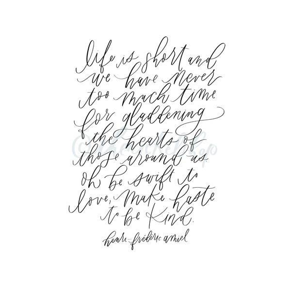 Life is Short - Etsy