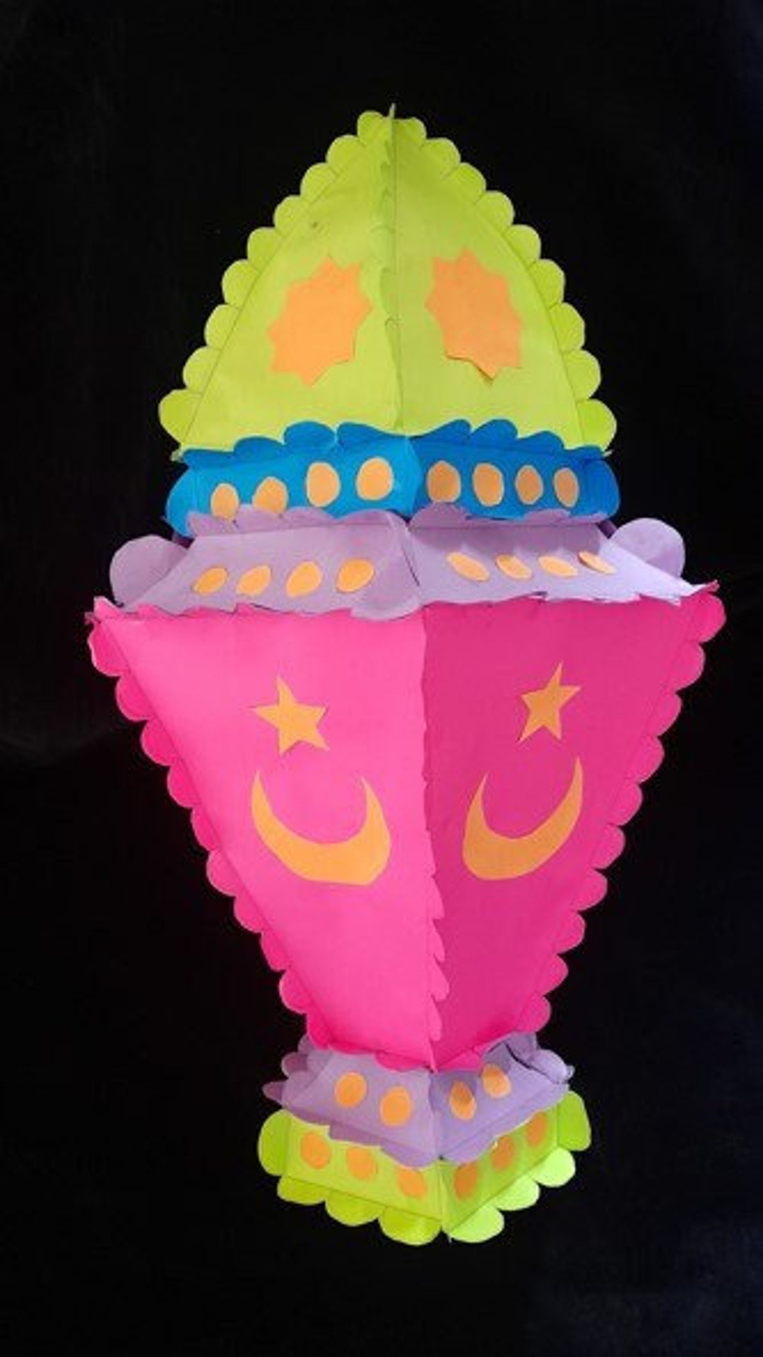 Egyptian Paper Lantern, Super Easy to Assemble, Cut and Paste, A4 Paper ...