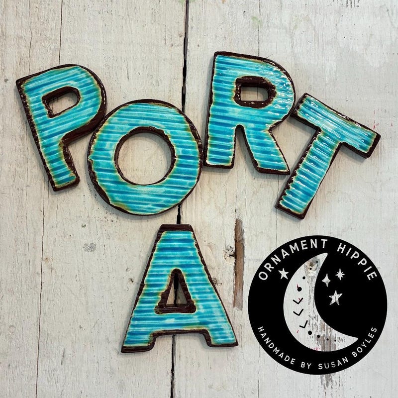Ceramic Letters - Etsy
