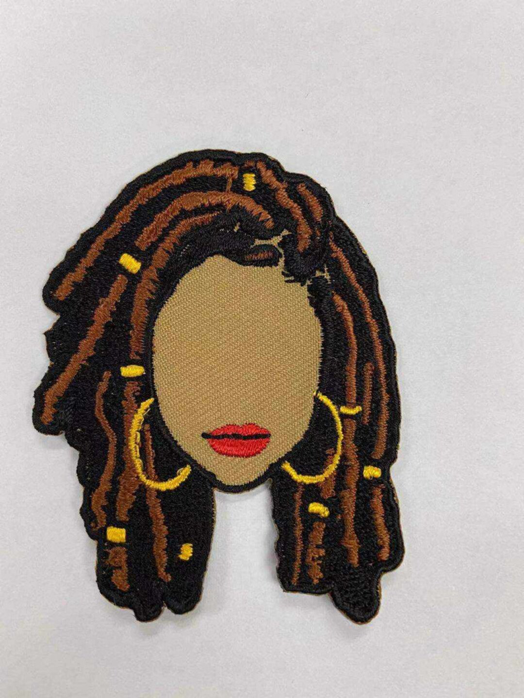 Loc'd Lady Iron on Patch, Locs, Loc Lover, Naturalista, Sew On ...