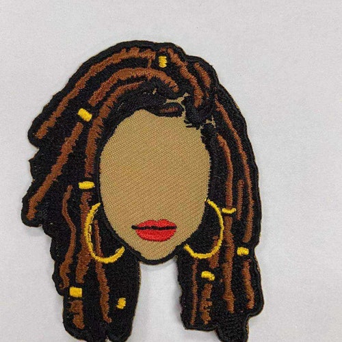 Loc'd Lady Iron on Patch Locs Loc Lover Naturalista - Etsy