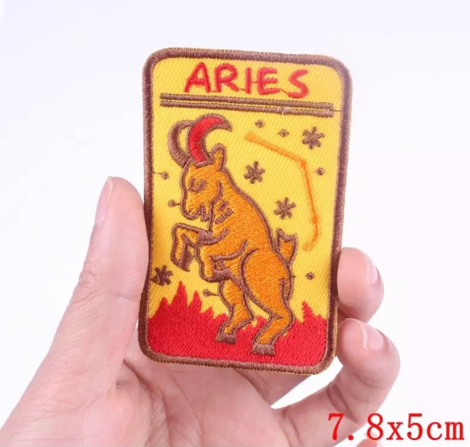 Zodiac ARIES Iron on PatchSew On Embroidered Patches | Etsy