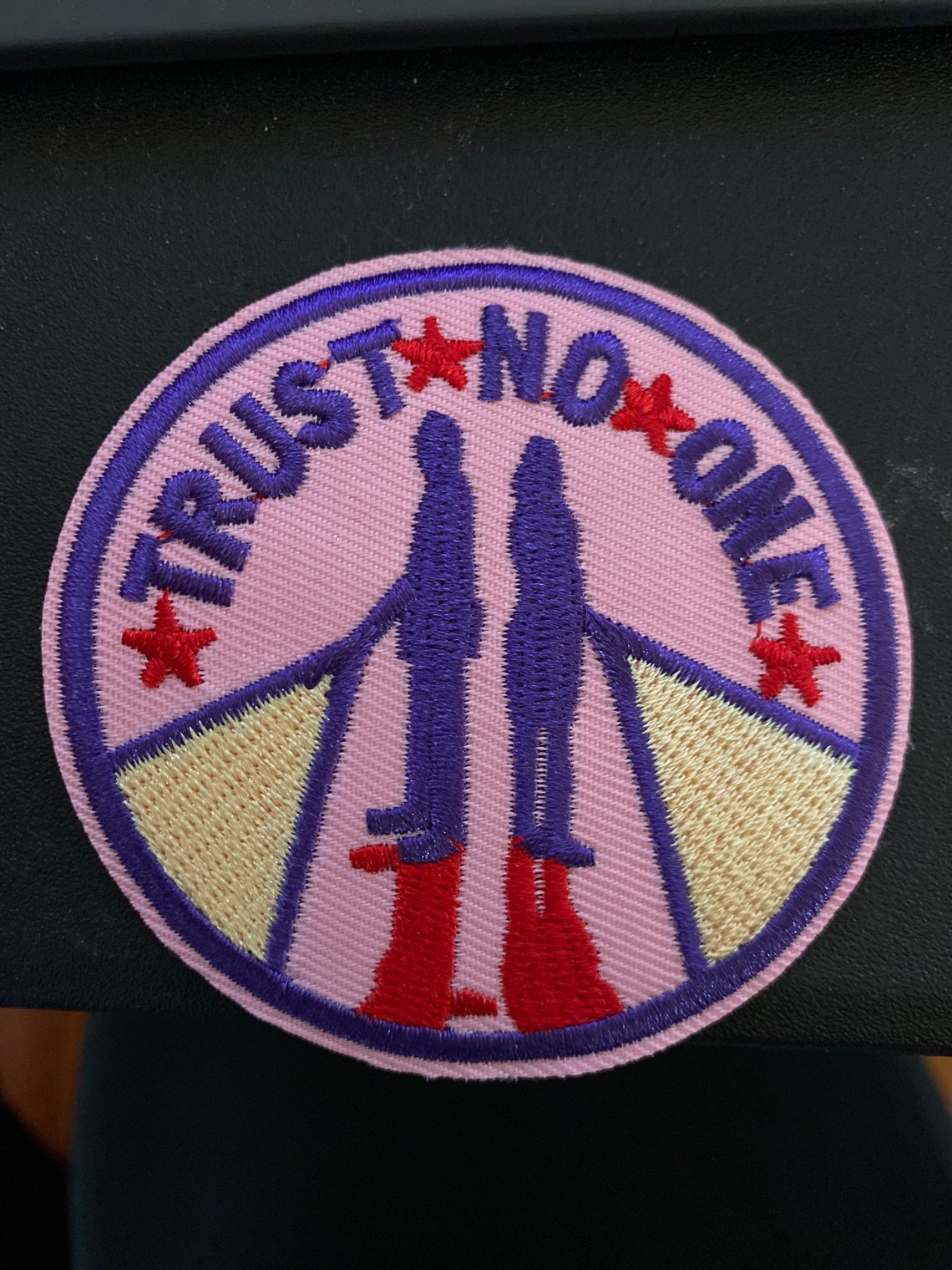 Trust No One Iron on PatchSew On Embroidered Patches | Etsy