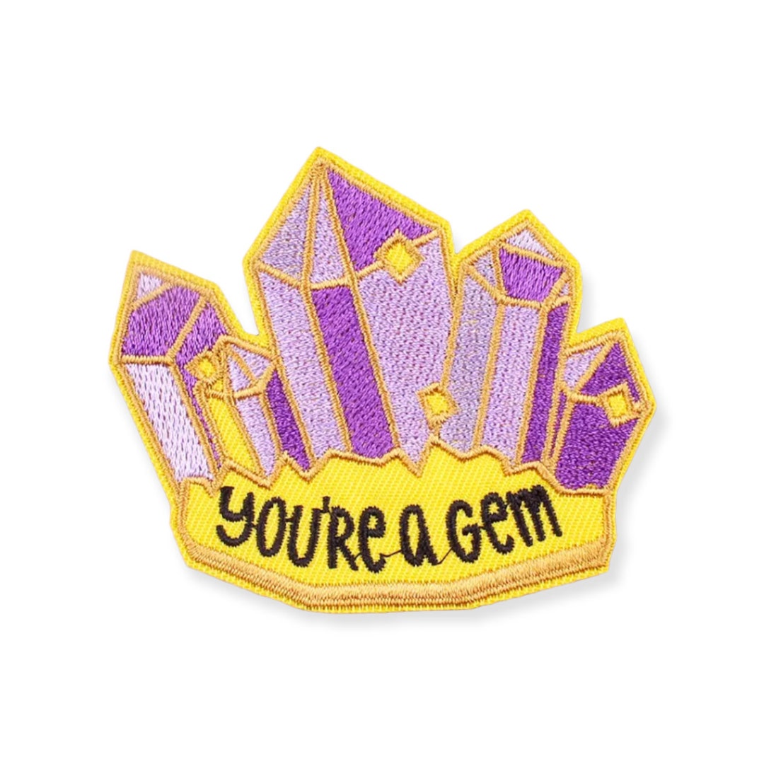 Youre a Gem ,iron on Patch,sew On, Embroidered Patches - Etsy