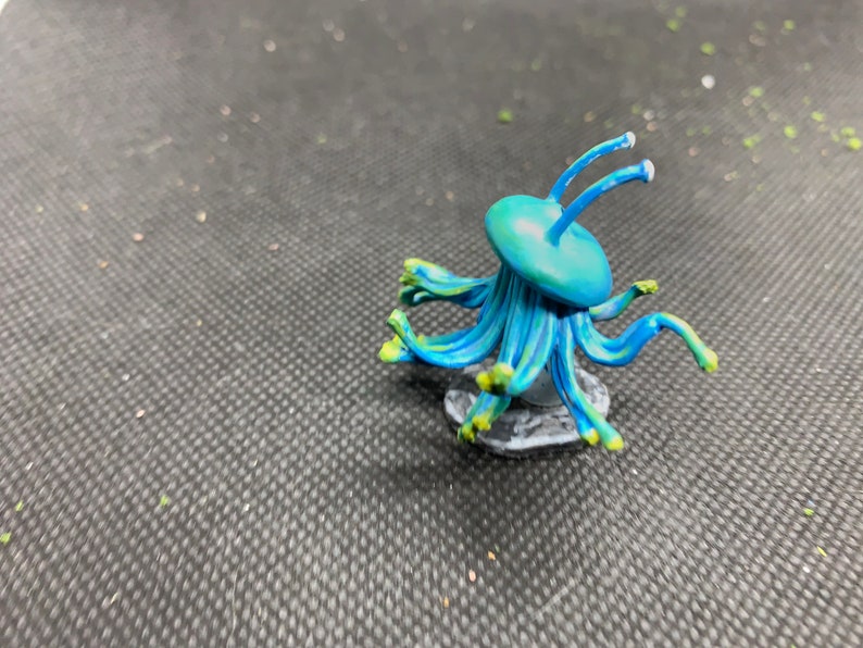 Hand Painted Pink and Blue Flumph for Dnd and Pathfinder - Etsy