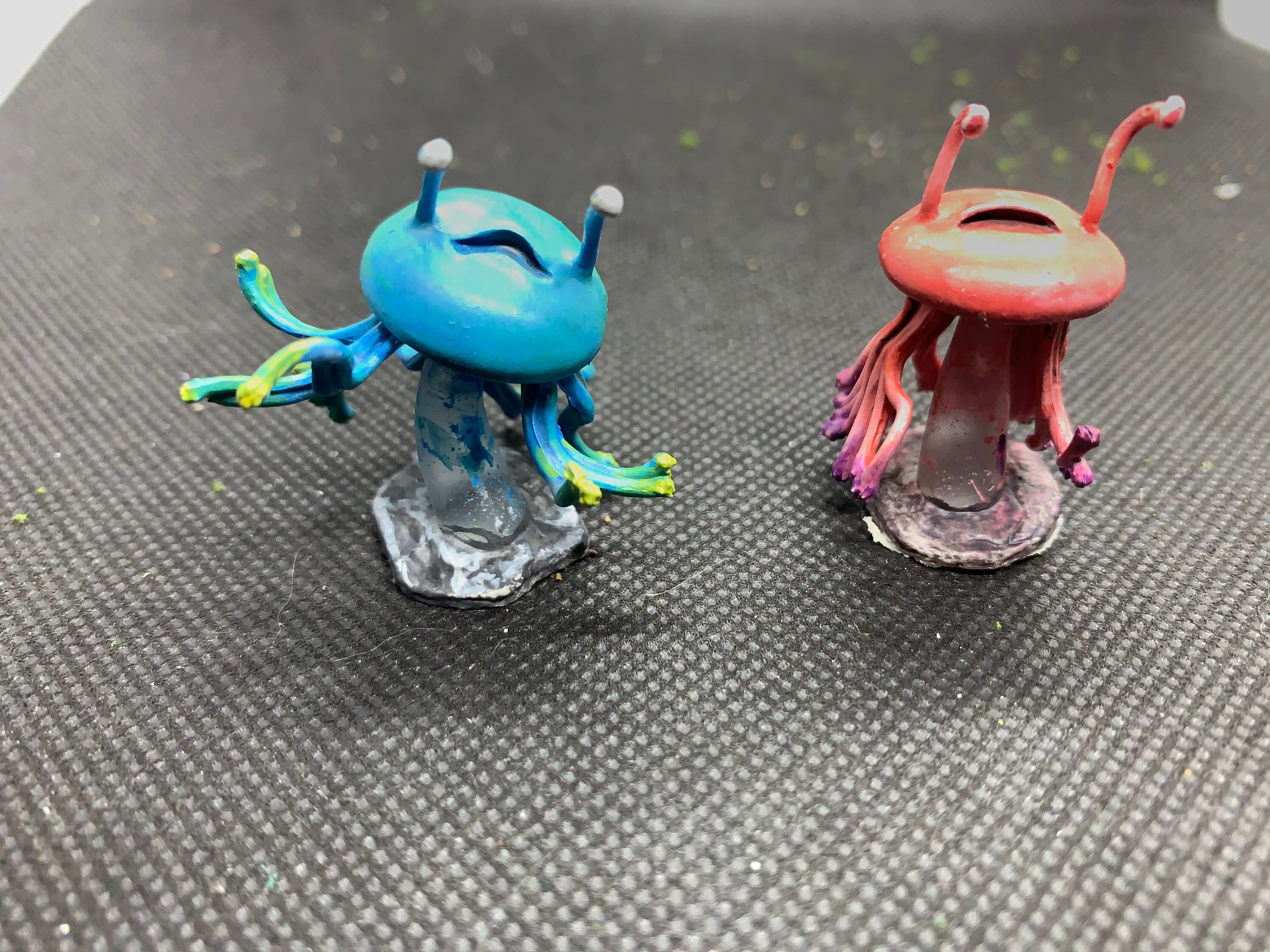 Hand Painted Pink and Blue Flumph for Dnd and Pathfinder - Etsy