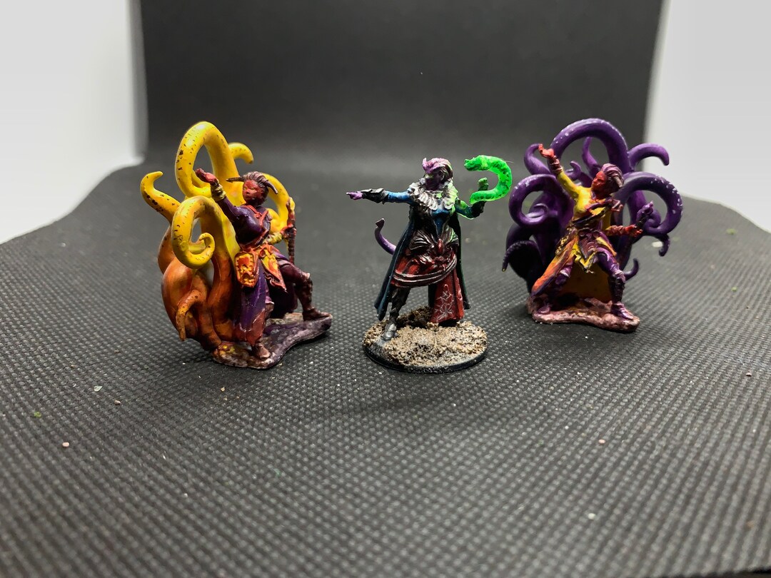 Hand Painted Tiefling Spellcasters! Warlocks, Sorcerers Oh My!! - Etsy