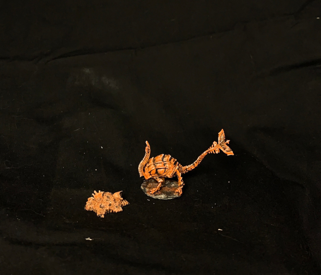 Hand Painted Rust Monster and Pile of Scrap for Dnd Pathfinder and ...