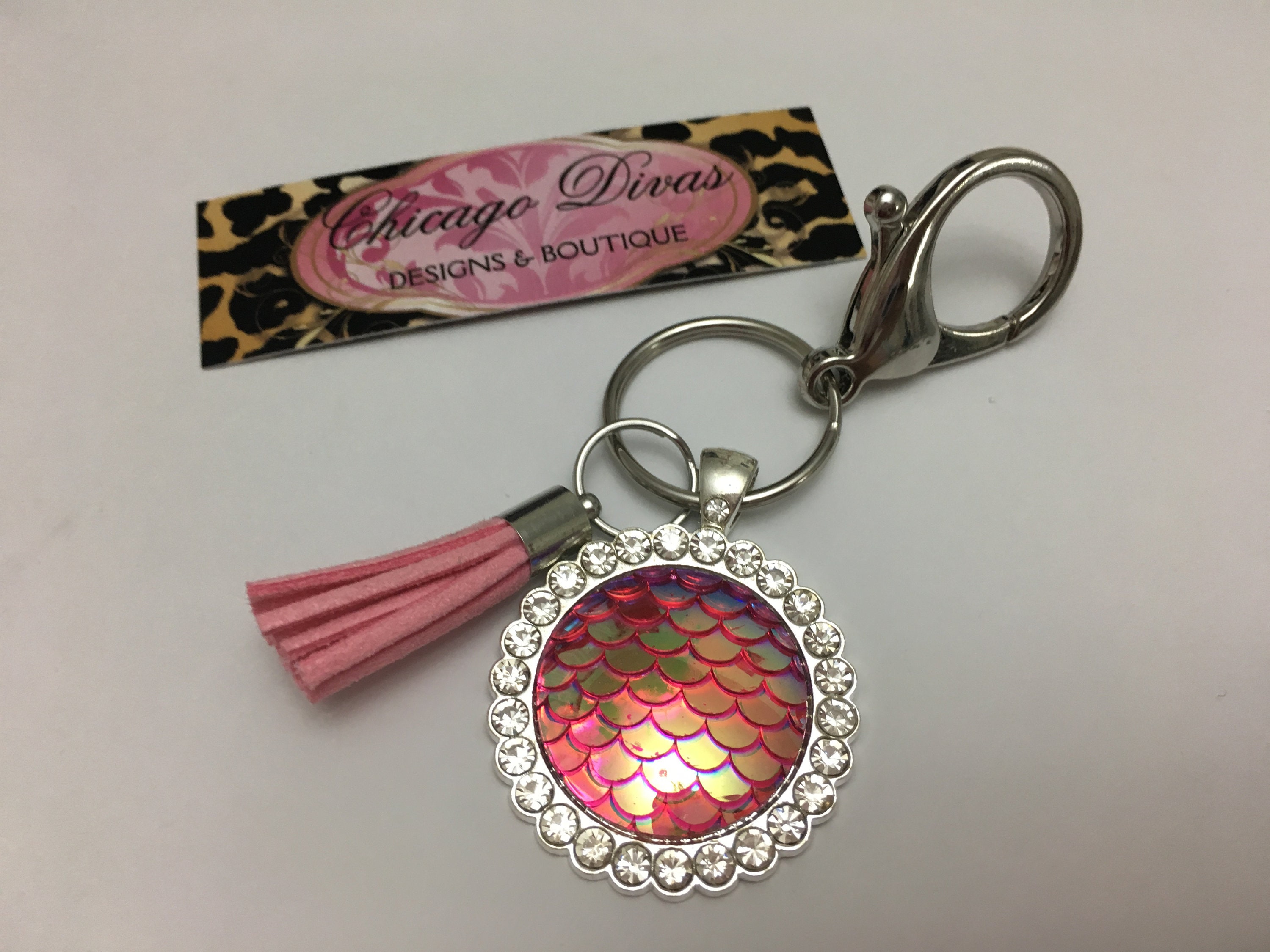 Mermaid Key Chain, Fish Scales, Mermaid Keychain, Mermaid Scales ...
