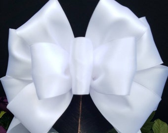 White Pew Bows | Etsy