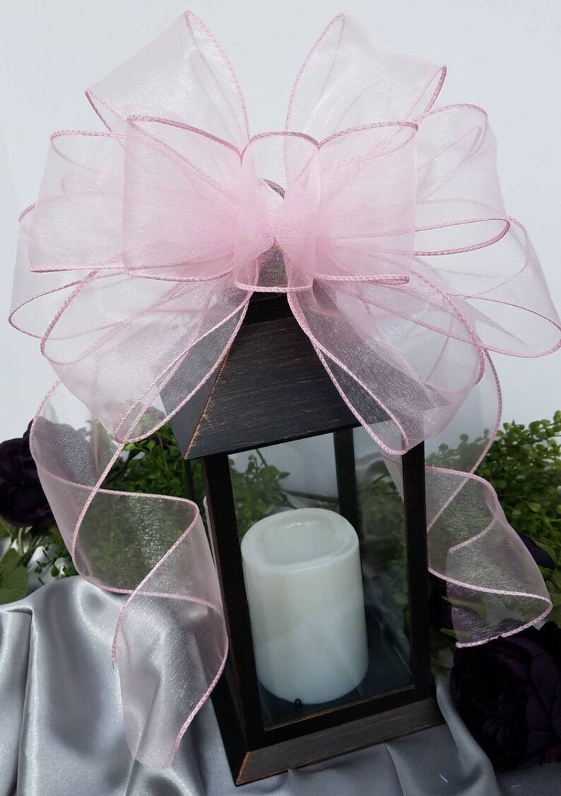 Light Pink Bows Wedding Decor Light Pink Aisle Pew Bows - Etsy