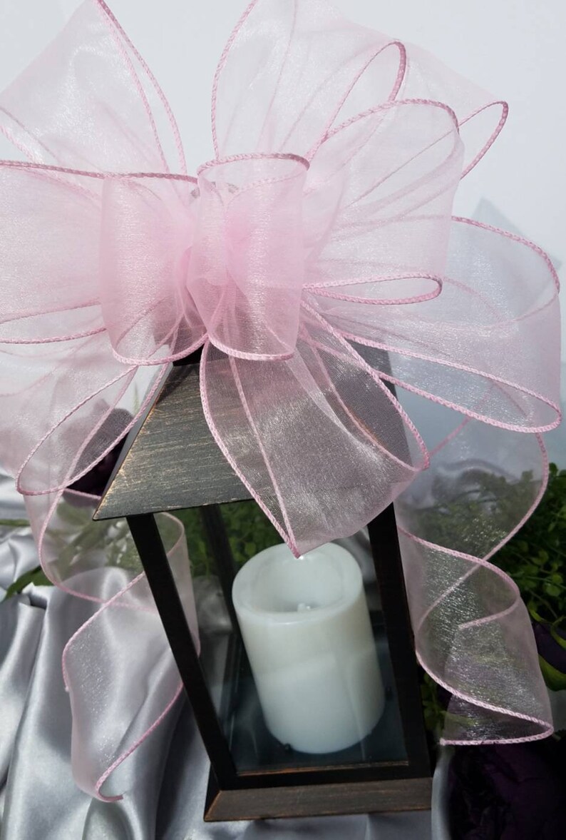 Light Pink Bows Wedding Decor Light Pink Aisle Pew Bows - Etsy