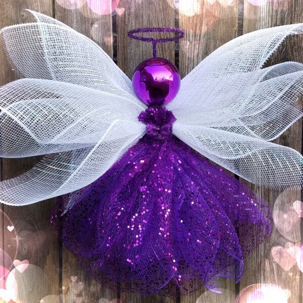 Purple Angel - Etsy