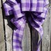 Purple Buffalo Check Bow, Purple Plaid Bow, Light Purple & Purple ...