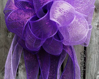 Christmas Tree Bow Topper - Etsy