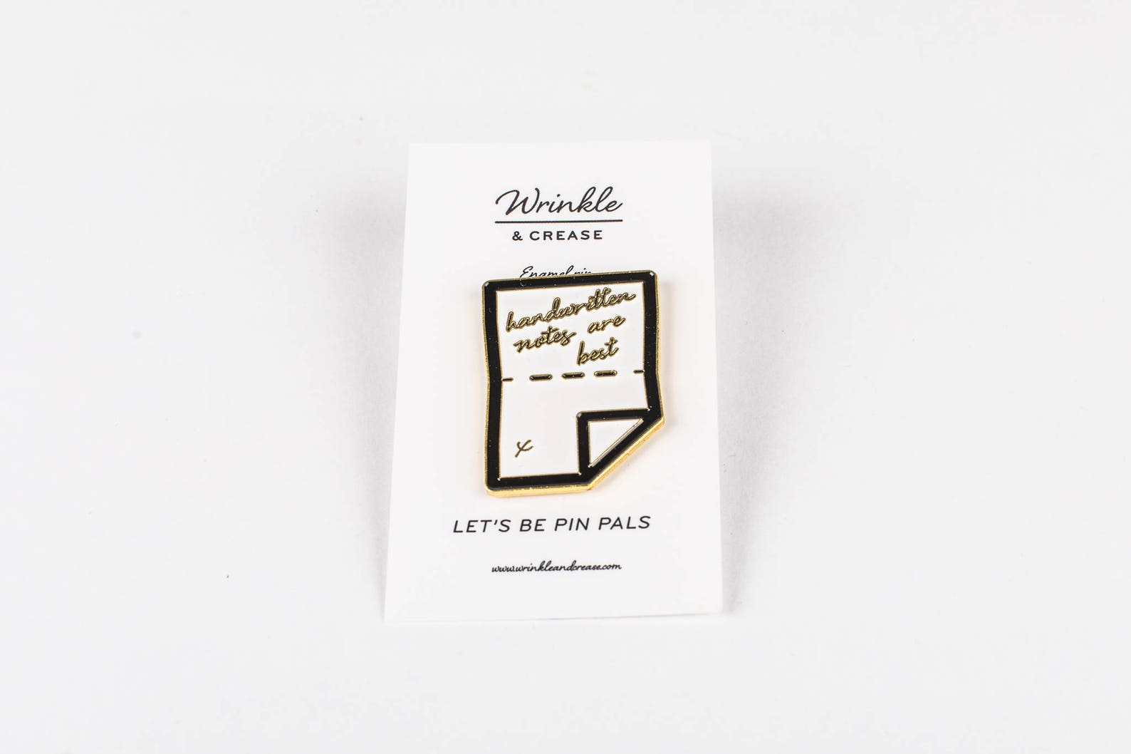 Enamel Pin Handwritten Notes Are Best - Etsy