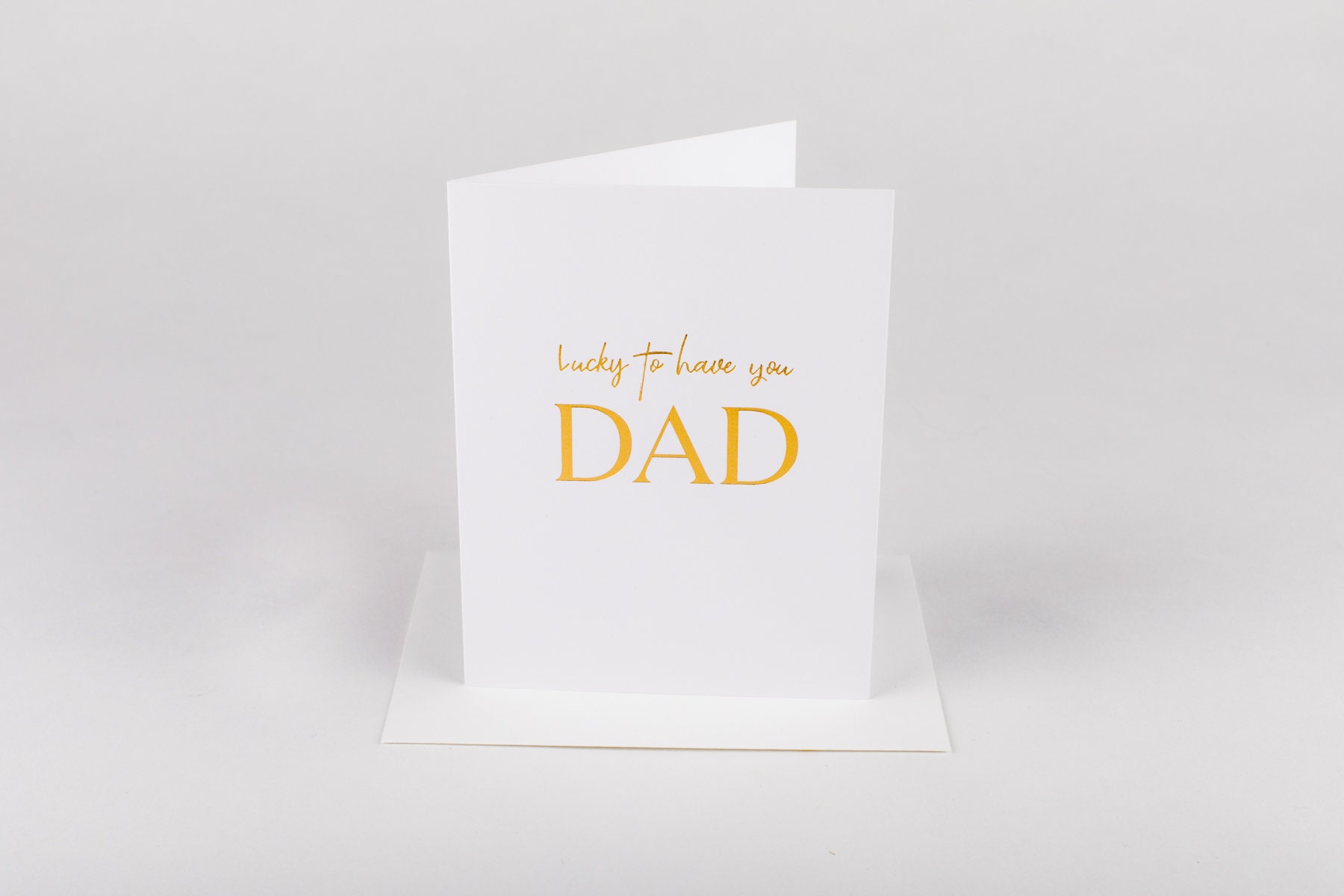 Lucky to Have You Dad Card for Dad Father's Day - Etsy