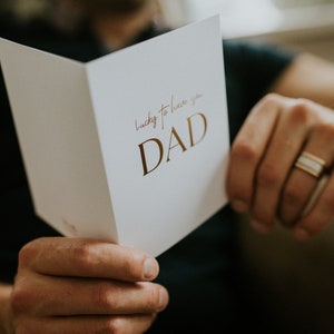 Lucky to Have You Dad Card for Dad Father's Day - Etsy