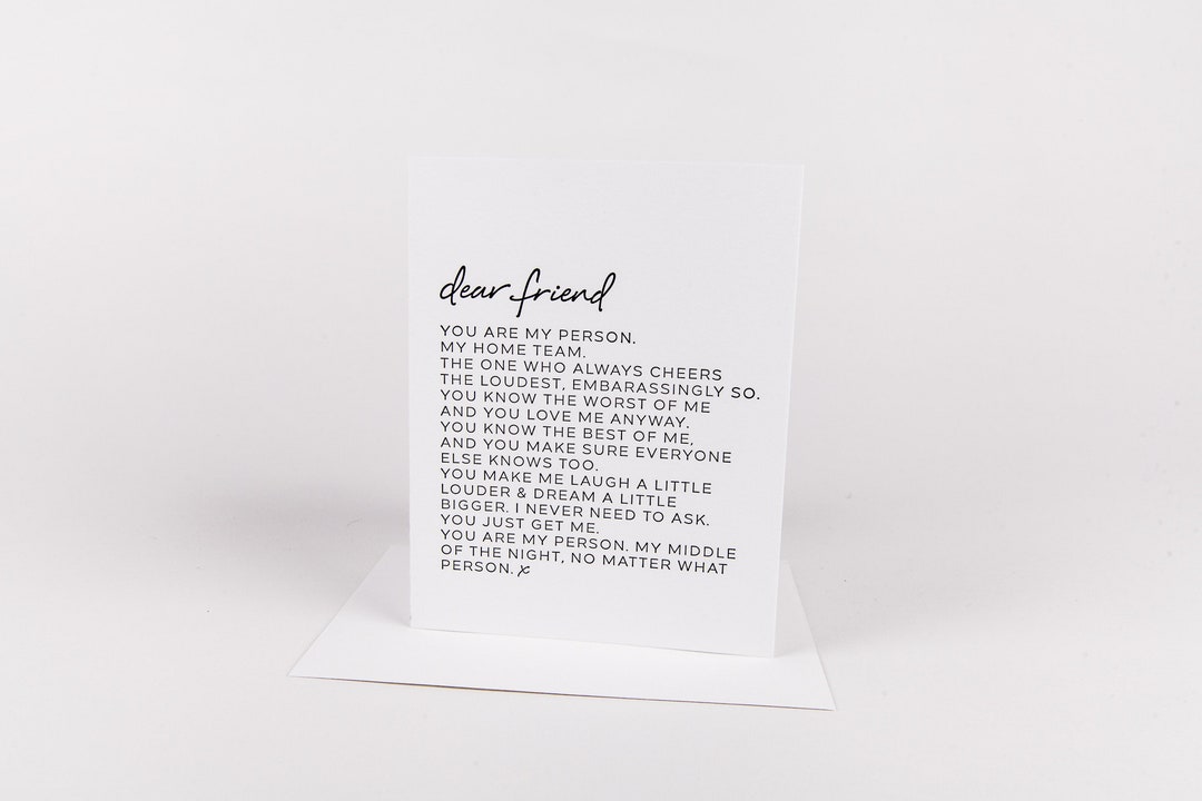 Dear Friend Card for Friend Sentimental Friend Special Friend Birthday ...