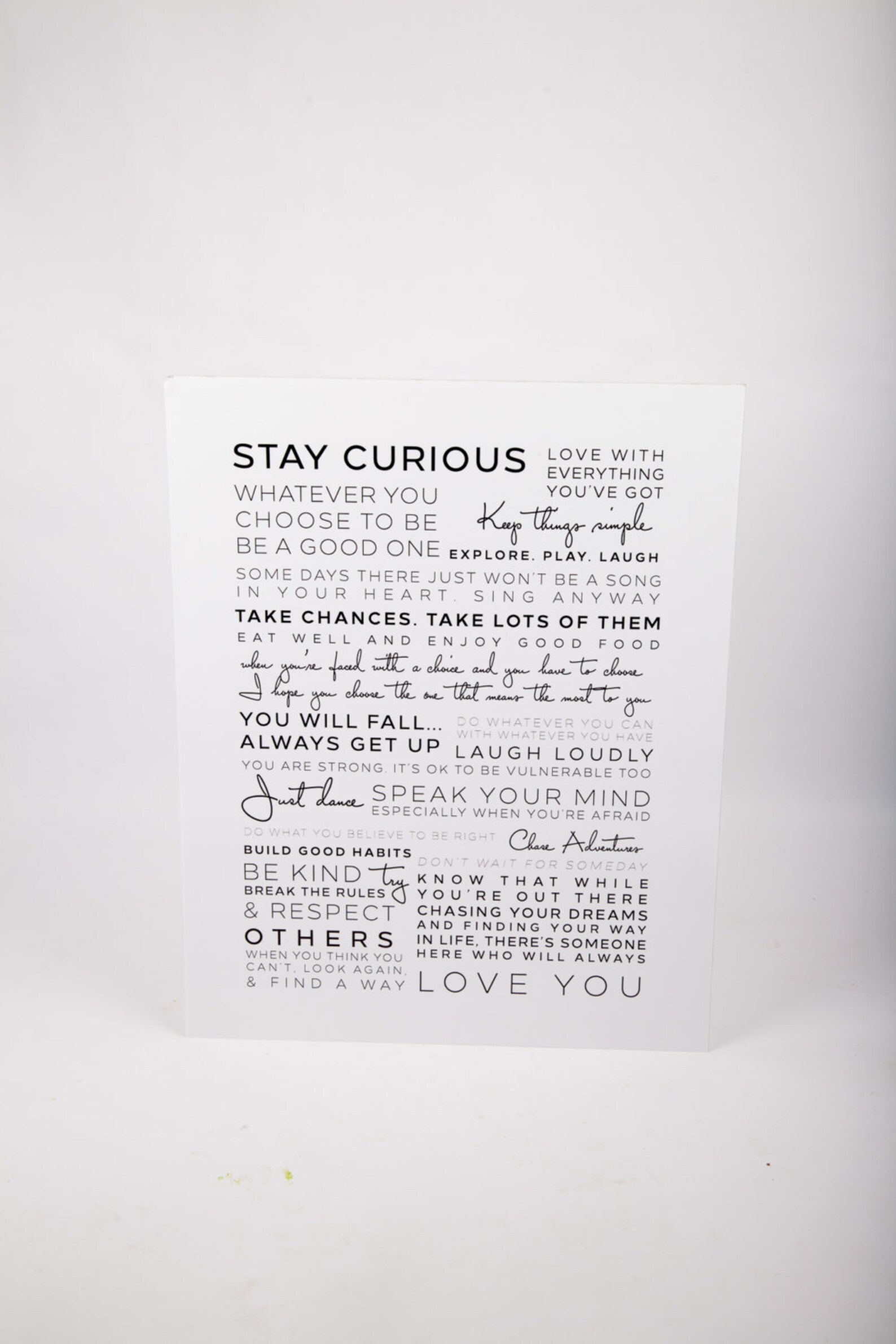 Wall Art Life Manifesto Poster Life's Rules - Etsy