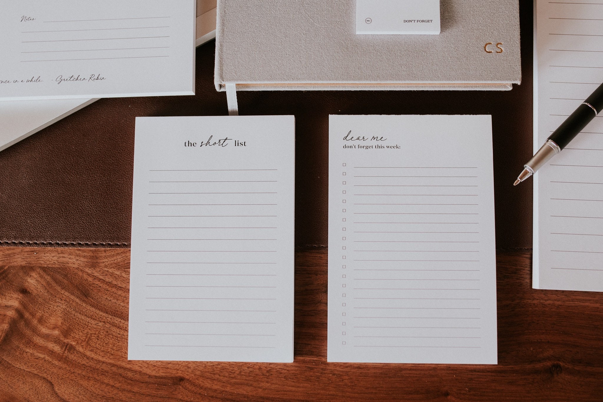 White Notepad Lined Notepad - Etsy