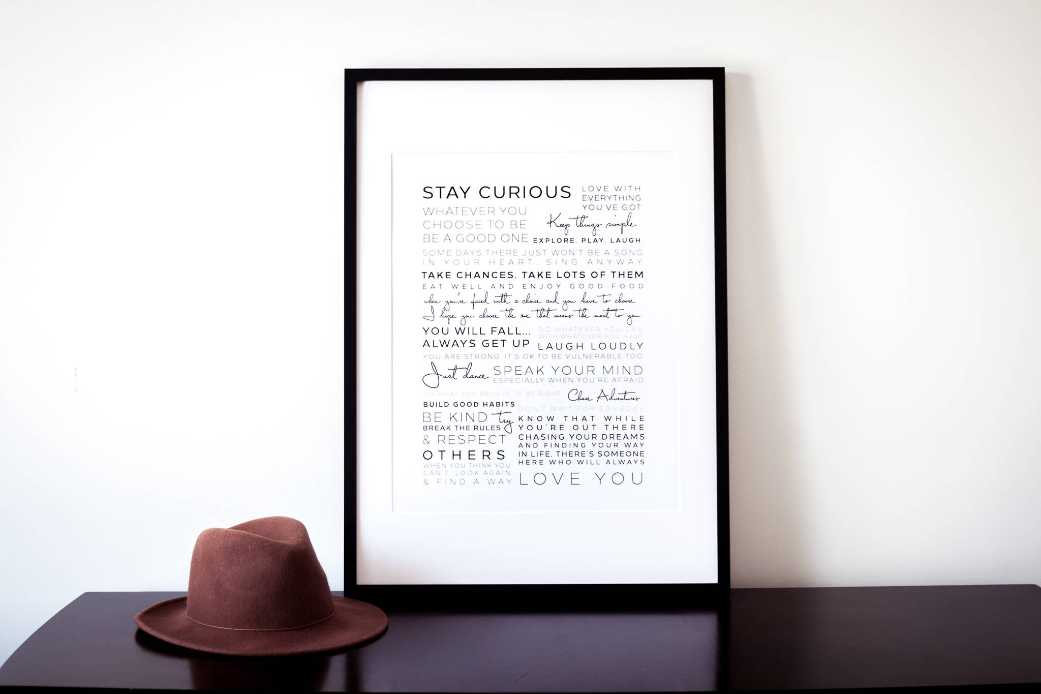 Wall Art Life Manifesto Poster Life's Rules - Etsy