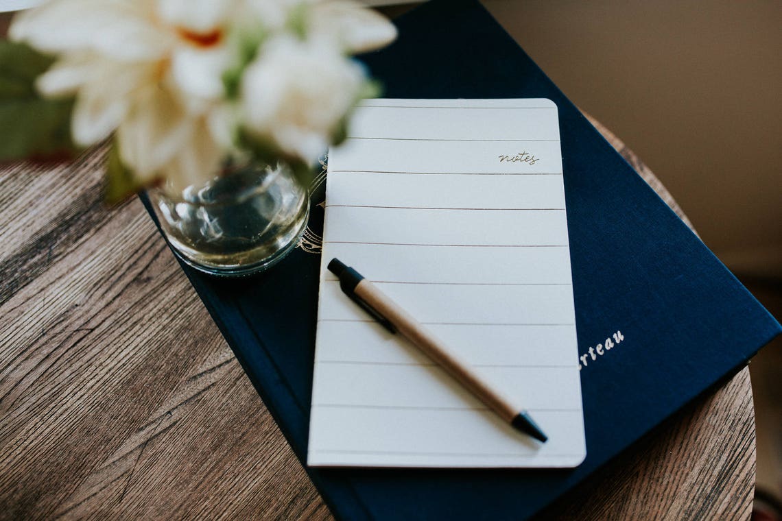 Lined White Notebook Vegan Leather Notebook Gold Foil - Etsy