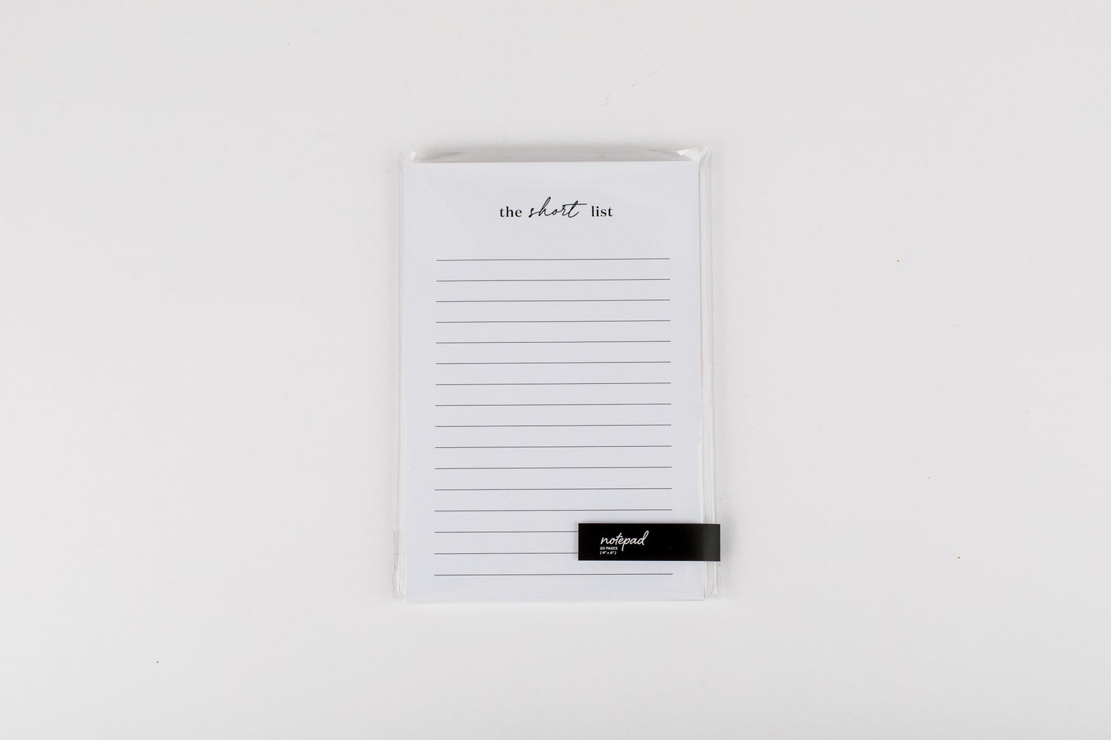 White Notepad Lined Notepad - Etsy