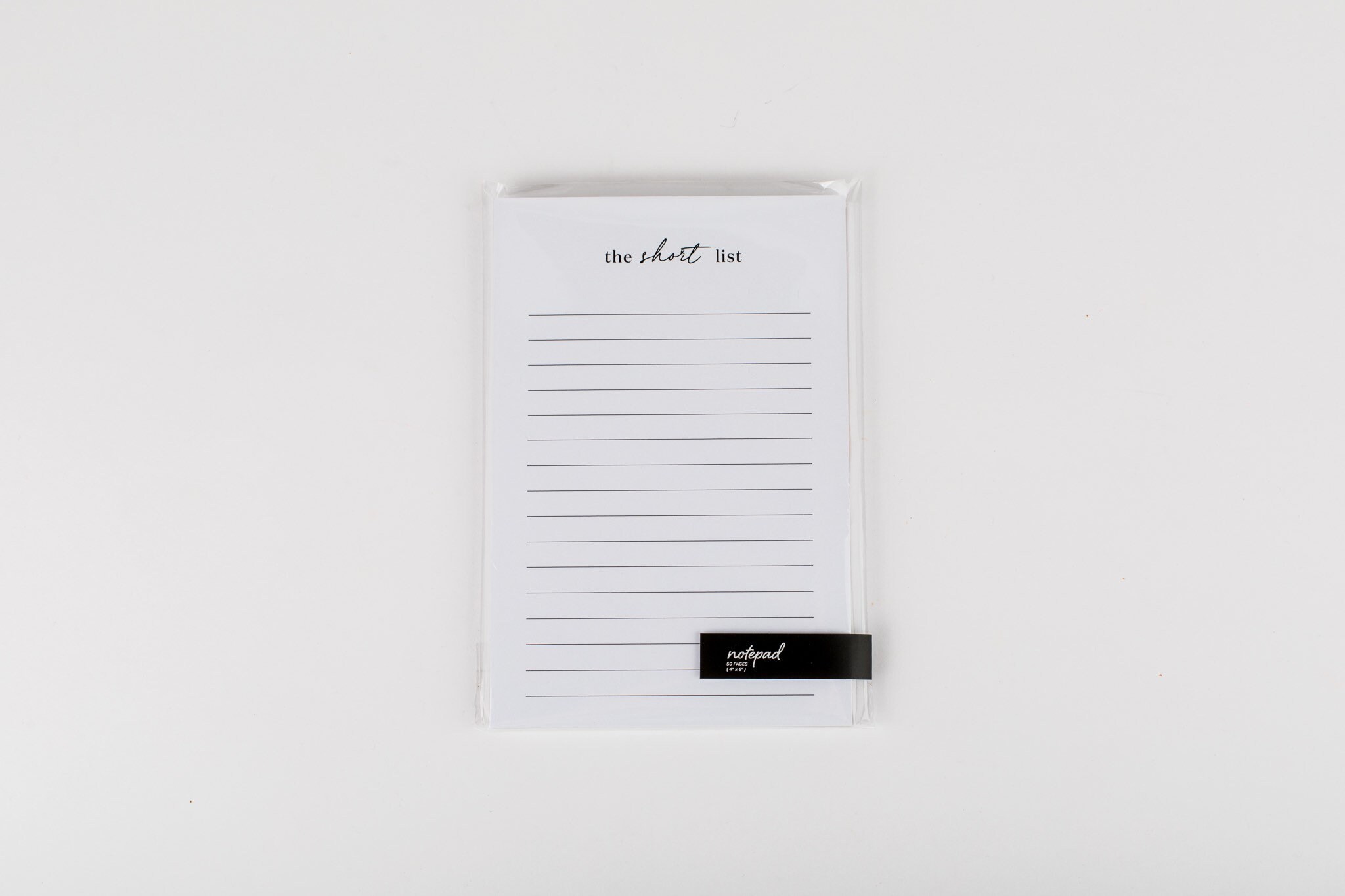 White Notepad Lined Notepad - Etsy