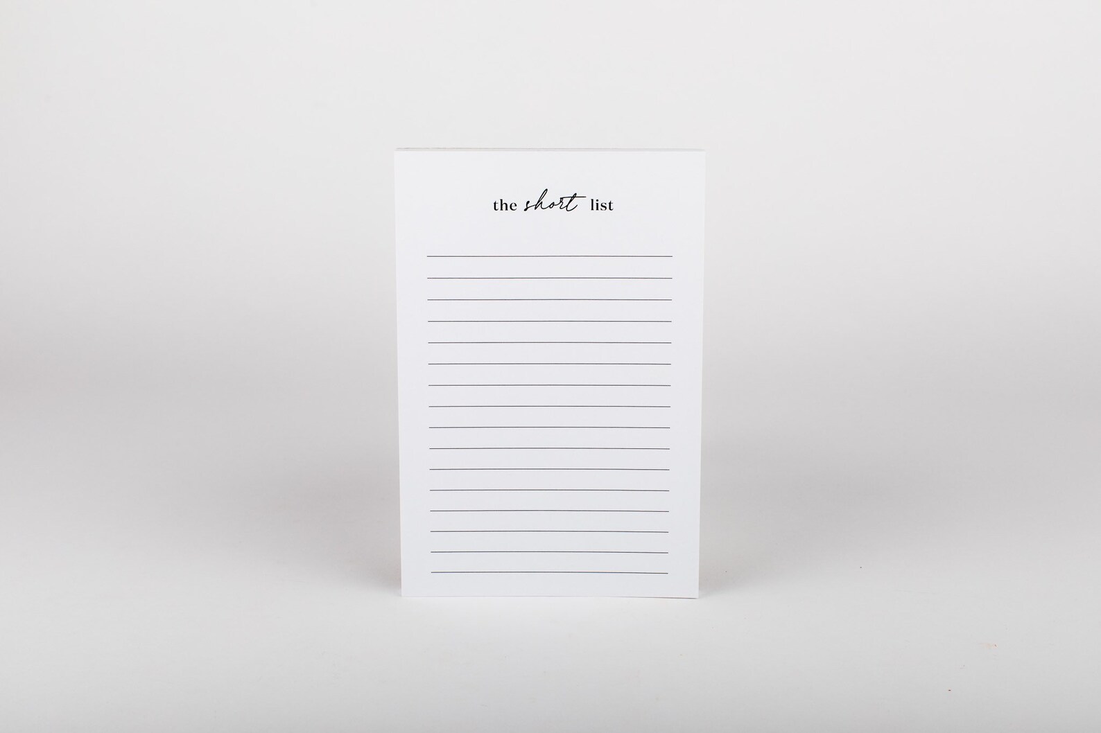 White Notepad Lined Notepad - Etsy