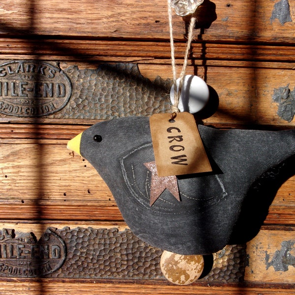 Primitive Crow - Etsy