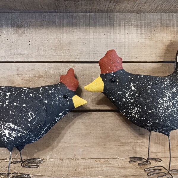 Primitive Chickens - Etsy