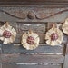 Primitive SUNFLOWER BANNER Pennant With Red Homespun Rustic Clothespins ...