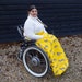 Bundlebean Adult Fleece-lined Wheelchair Cosy YELLOW ZEBRA - Etsy