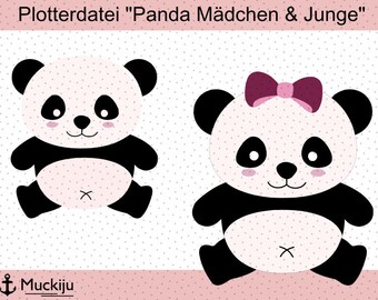 Plotterdatei panda - Etsy.de