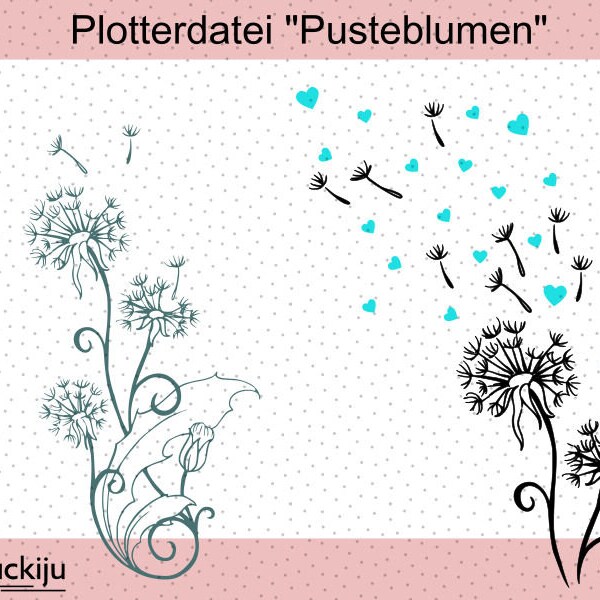 Plotterdatei pusteblume - Etsy.de