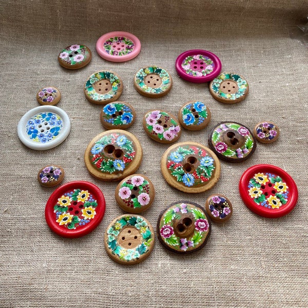Bulk Wood Buttons - Etsy
