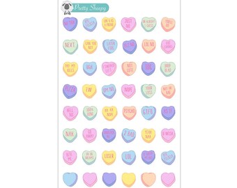 Mean candy hearts | Etsy