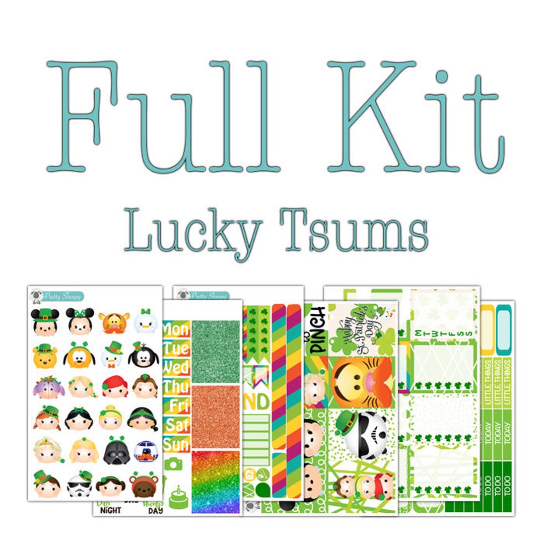Lucky Tsum St. Patrick's Day Planner Stickers Collection - Etsy