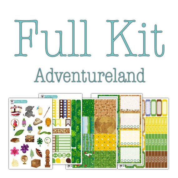 Adventureland Planner Stickers | Etsy