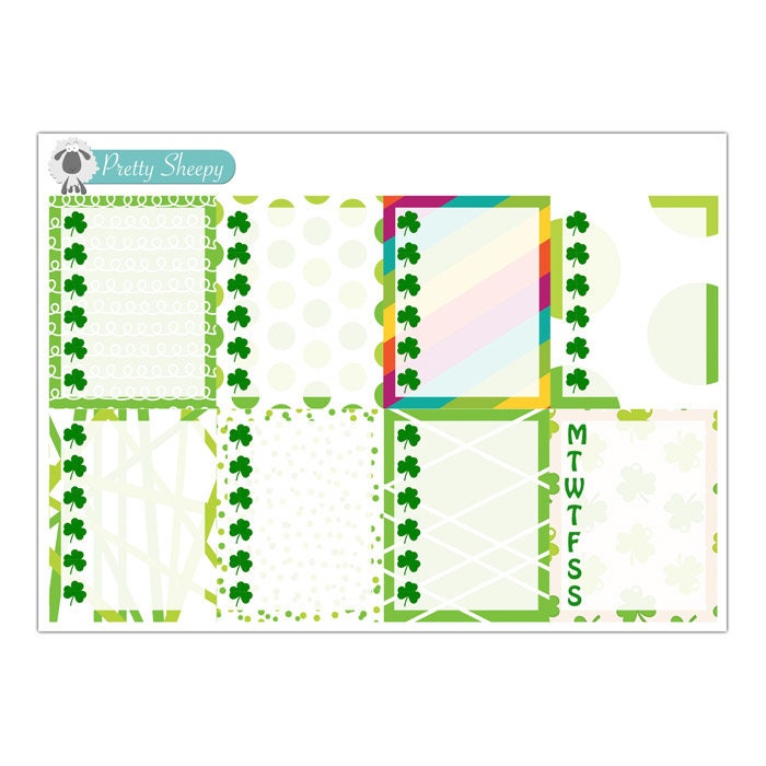 Lucky Tsum St. Patrick's Day Planner Stickers Collection - Etsy