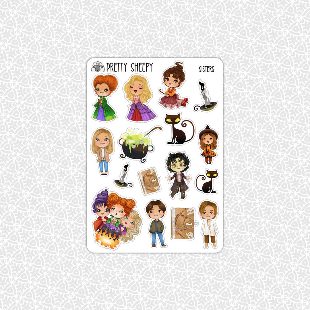 Sisters Stickers Hocus Pocus Planner Stickers Planning Bullet Journal ...