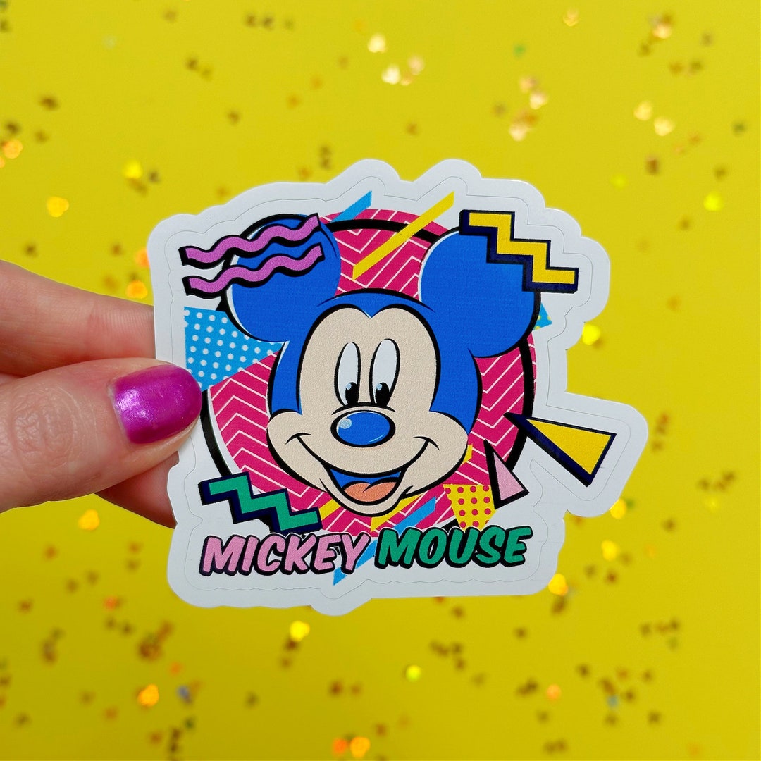 80s Mouse Sticker Easy Peel Premium Vinyl Die Cut Sticker Laptop ...