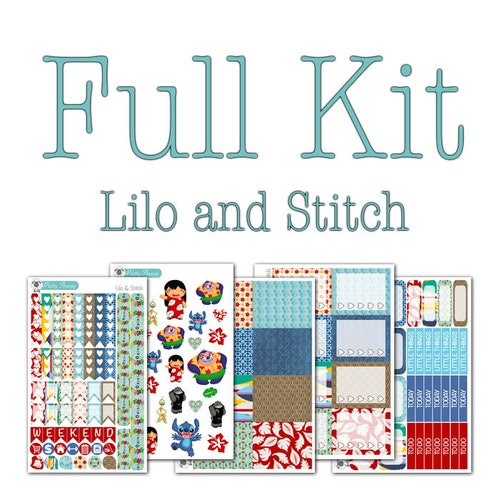 Lilo and Stitch Planner Sticker Sheet Instant Download - Etsy