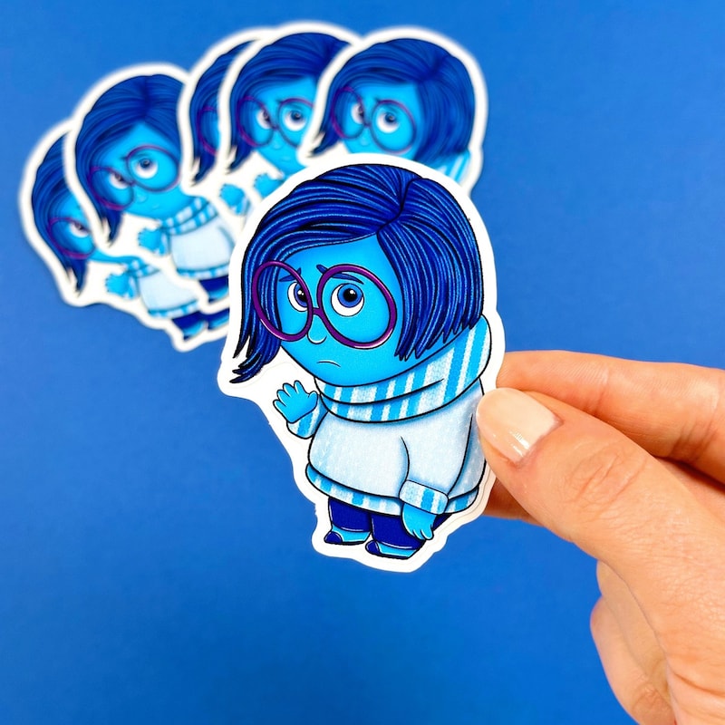 Sad Stickers - Etsy